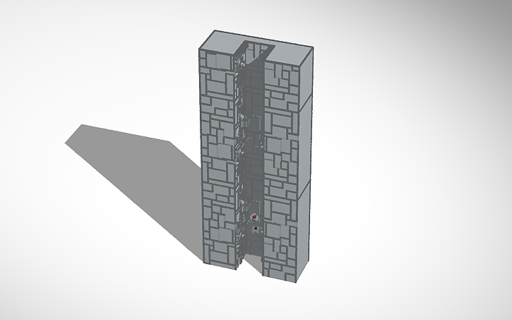 3D design Death Star Trench Run SIM LAB - Tinkercad