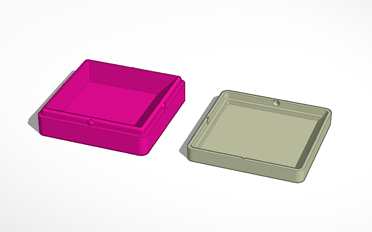 3D design Sharpie Storage Box - Tinkercad