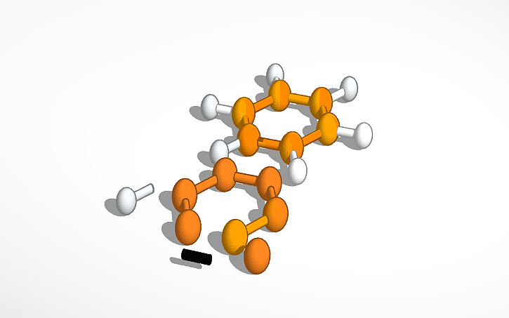 3D design Copy of Benzene Model | Tinkercad