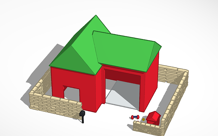 3D design House Design. - Tinkercad
