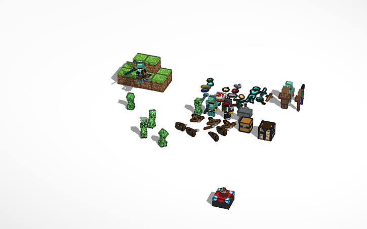 3D design OPgamer801's Minecraft Character | Tinkercad