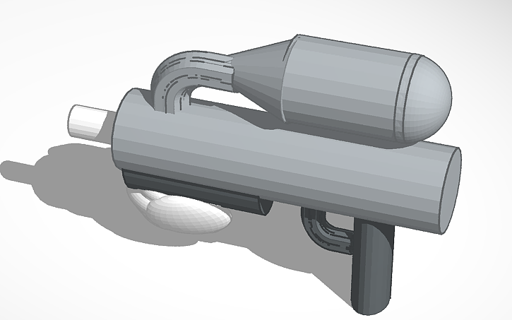 3D design Water Gun - Tinkercad