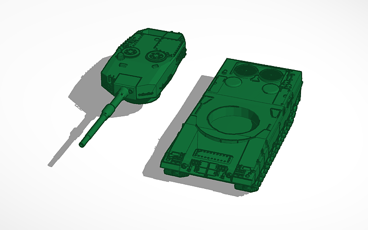 3D design Leopard 2 - Tinkercad