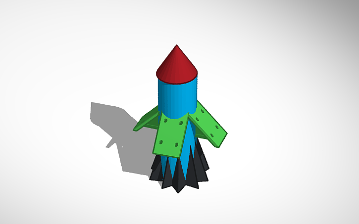 3D design Rocket | Tinkercad