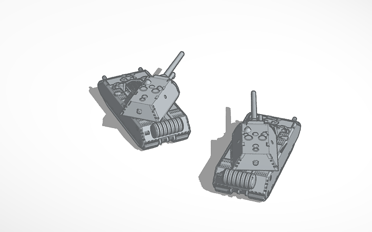 3D design Maus Tanks - Tinkercad