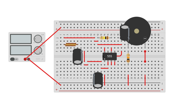 Circuit Design Detector De Metales Tinkercad