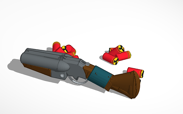 3D design Force-of-Nature from TF2 | Tinkercad