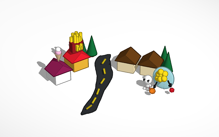 3D design Diabetes Diorama | Tinkercad
