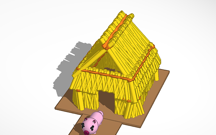 3D design The First Little Pig - Tinkercad