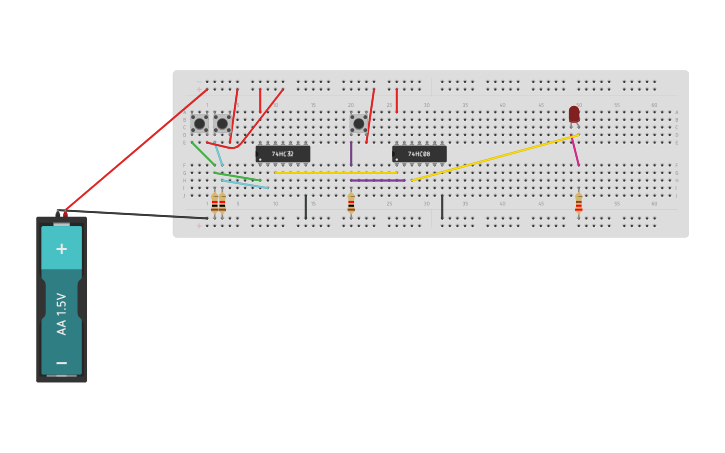 Circuit design Circuito 7 | Tinkercad