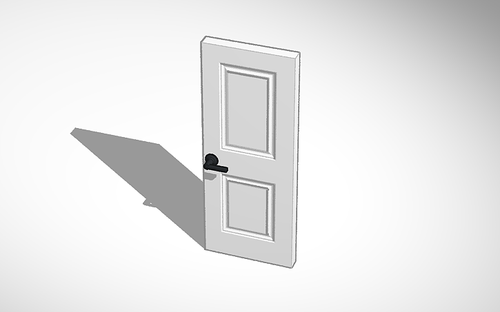 3D design Door - Tinkercad