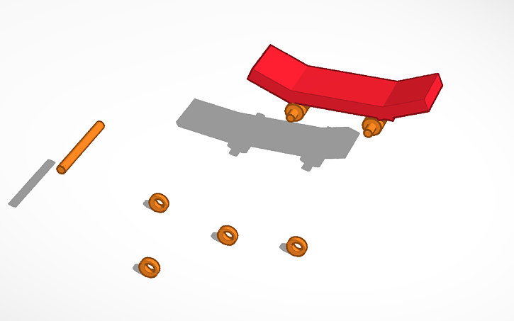 3D design Skate Board | Tinkercad