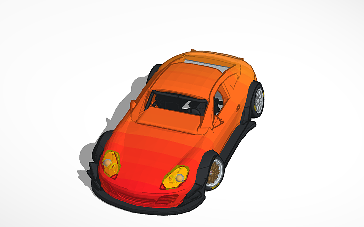 3D design Gradient Porsche Carrera 911 gt3rs drift car | Tinkercad