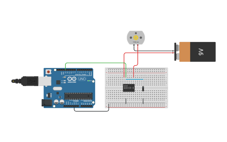 Circuit design Relay | Tinkercad