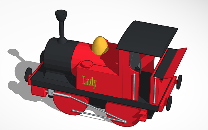3D design Lady The Lost Engine - Tinkercad