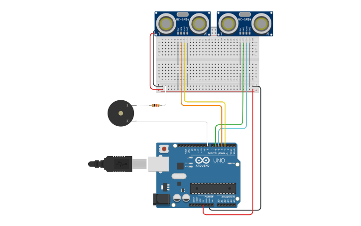 Circuit design Bengala - Tinkercad