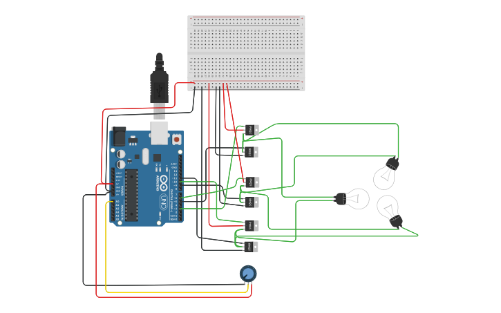 Circuit design BLDC ESC Simulation - Tinkercad