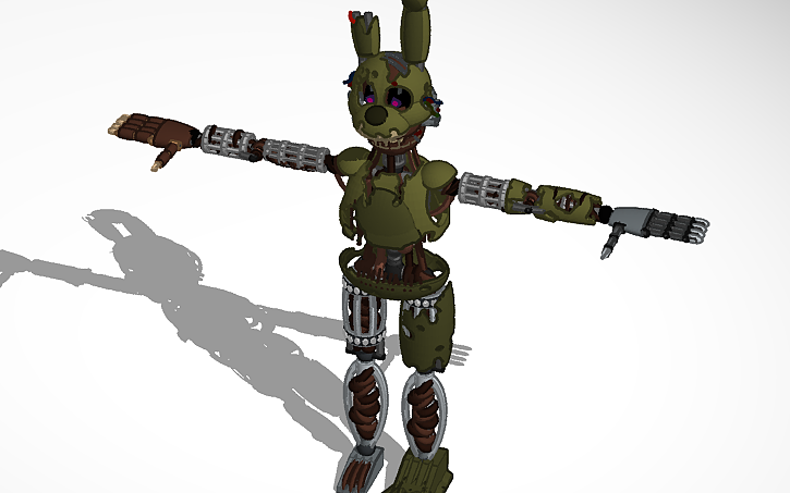 3d Design Fnaf Security Breach Burntrap Tinkercad