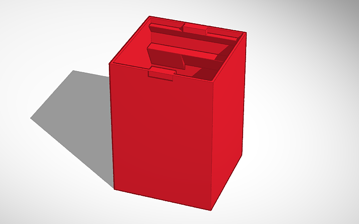 3D design Locked Container Box - Tinkercad