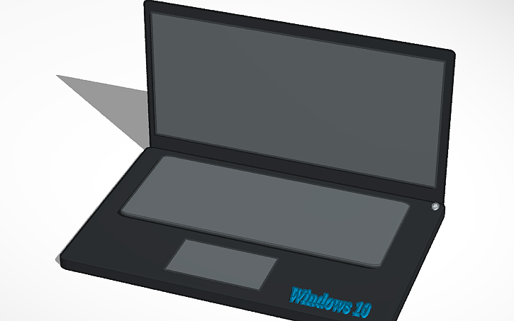 3D design Microsoft surface Laptop - Tinkercad