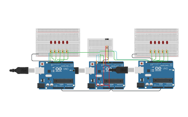 Circuit Design I2c Communication Tinkercad