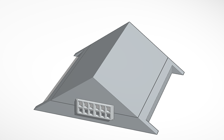 3D design Roof - Tinkercad