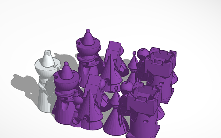 3D design swiss cheese chess | Tinkercad