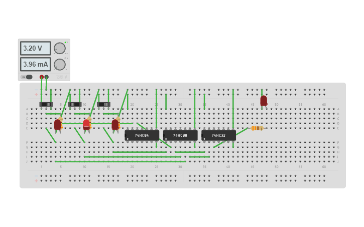 Circuit design Multiplexer 2-to-1 - Tinkercad