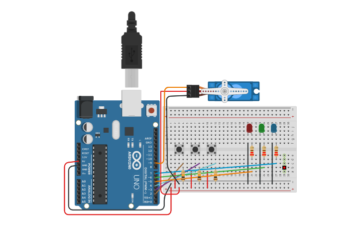 Circuit design Else If Part 2 | Tinkercad