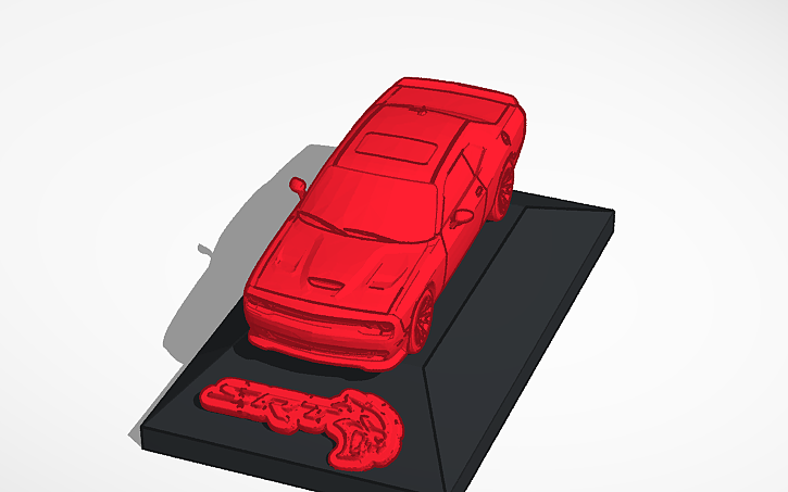 3D design hellcat - Tinkercad