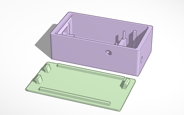 3D design NodeMCU Case - Snap V2 - Print - Tinkercad 3D design NodeMCU Case - Snap V2 - Print - Tinkercad