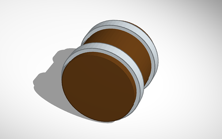3d Design Barrel Tinkercad