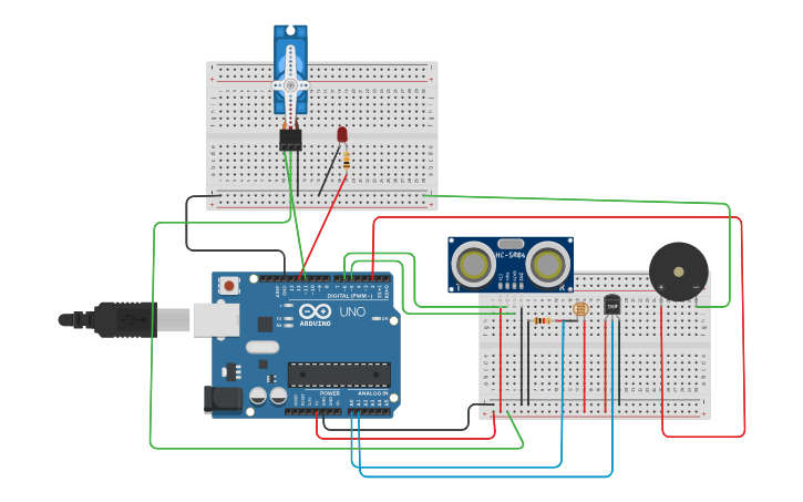 Circuit design Copy of final project - Tinkercad