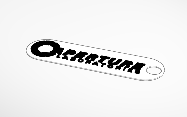 3D design Aperture Laboratories Tag | Tinkercad