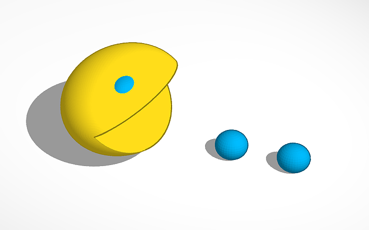 3D design pac-man | Tinkercad
