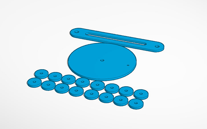 3D design up and down mechanism - Tinkercad