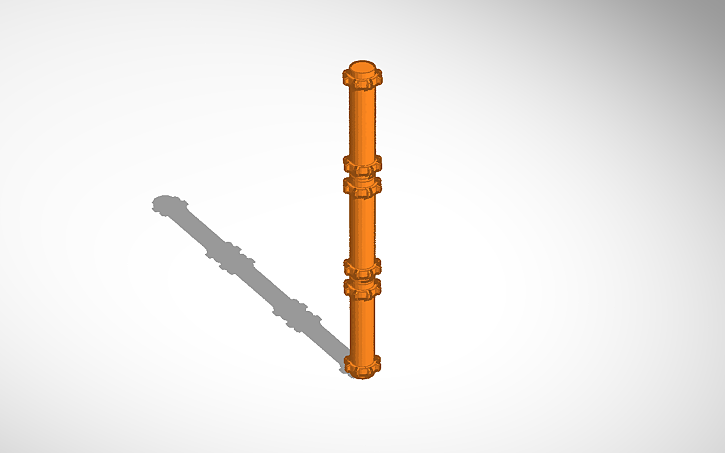 3D design WIP 35mm spindle | Tinkercad