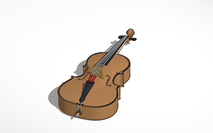 3D design Cello - Tinkercad