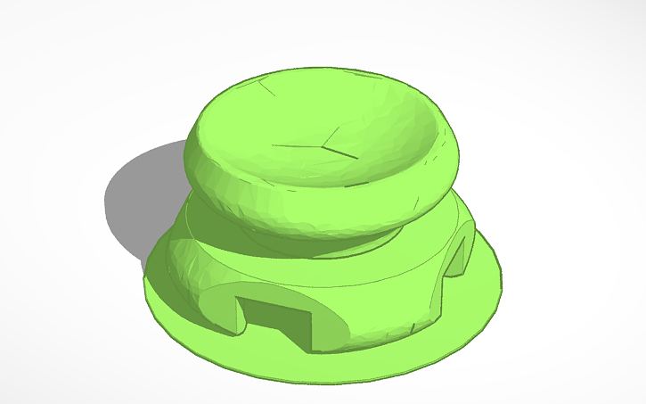 3D design PS4 controller ThumbStick Extender - Tinkercad