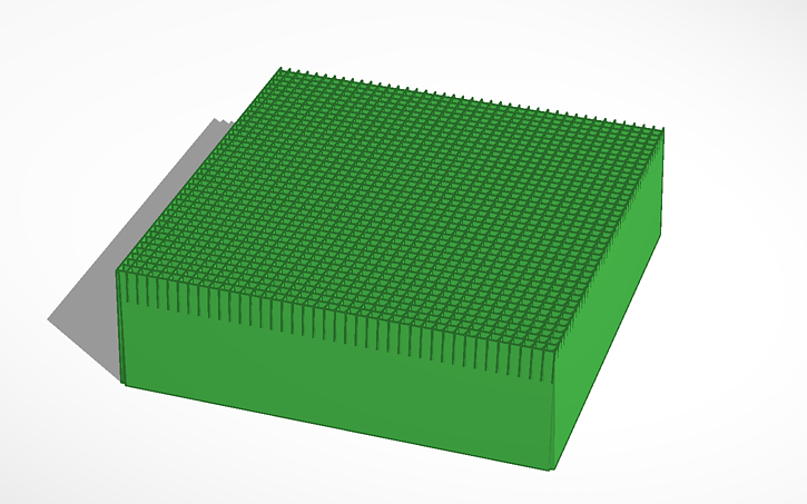 3D design 0.2 mm filter mesh - Tinkercad