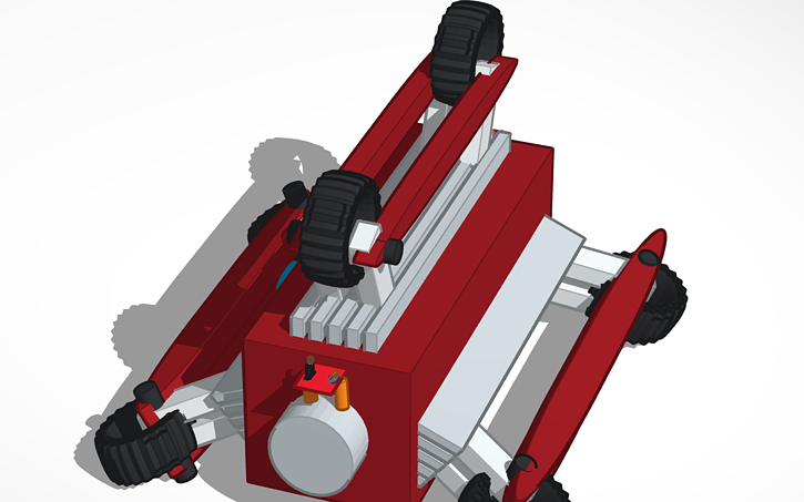 3D design robo with sensors | Tinkercad