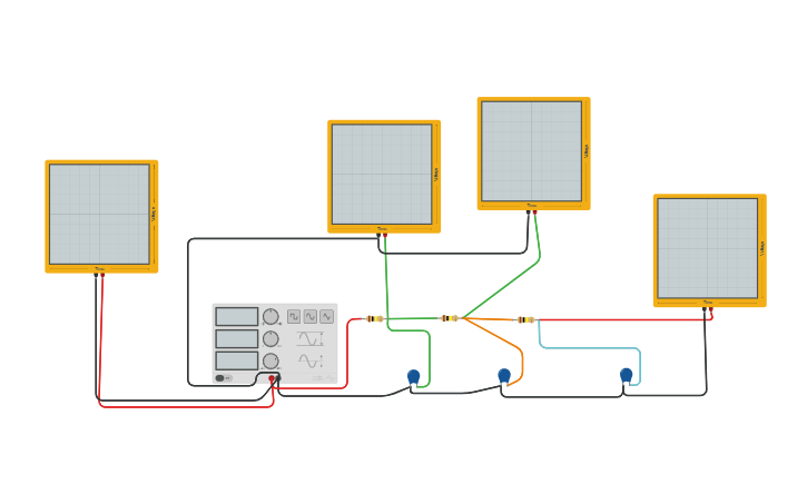 Circuit design Square to Sine Wave - Tinkercad