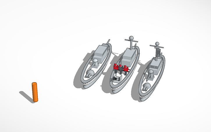 3d Design 전함 Battleship Tinkercad