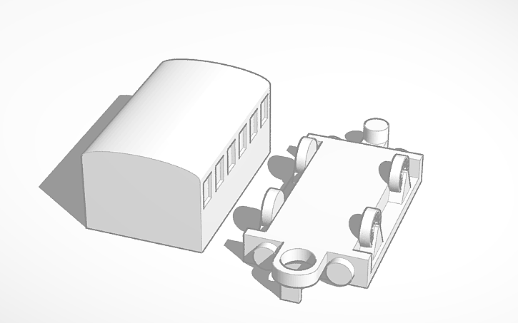 3D design TTT Coach - Tinkercad