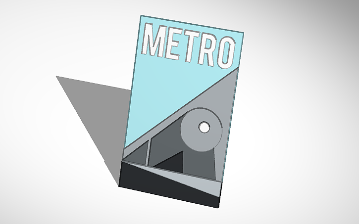 3D design Train Poster - Tinkercad