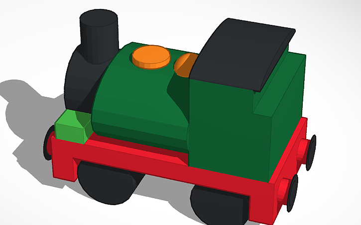 3D design saddle tank engine | Tinkercad