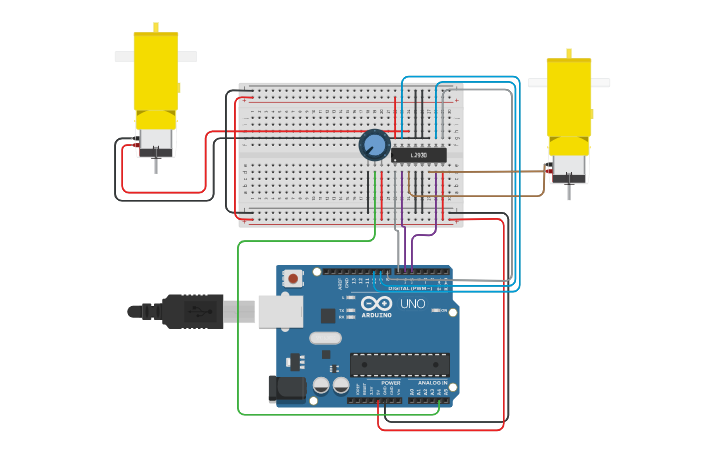 Circuit design PID Controller Model - Tinkercad Circuit design PID Controller Model - Tinkercad