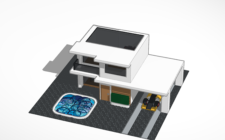 3D design Rich house - Tinkercad