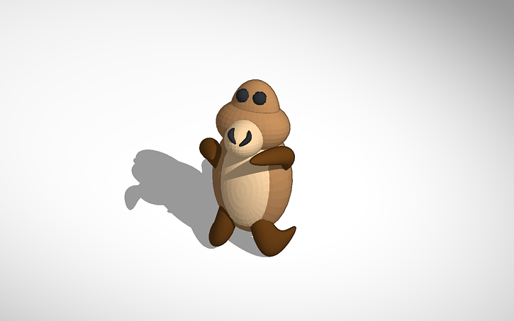 3D design monkey - Tinkercad