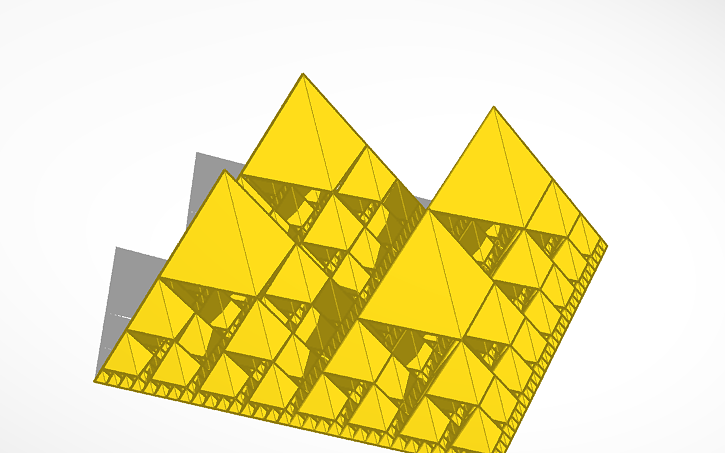 3D design pyramid - Tinkercad